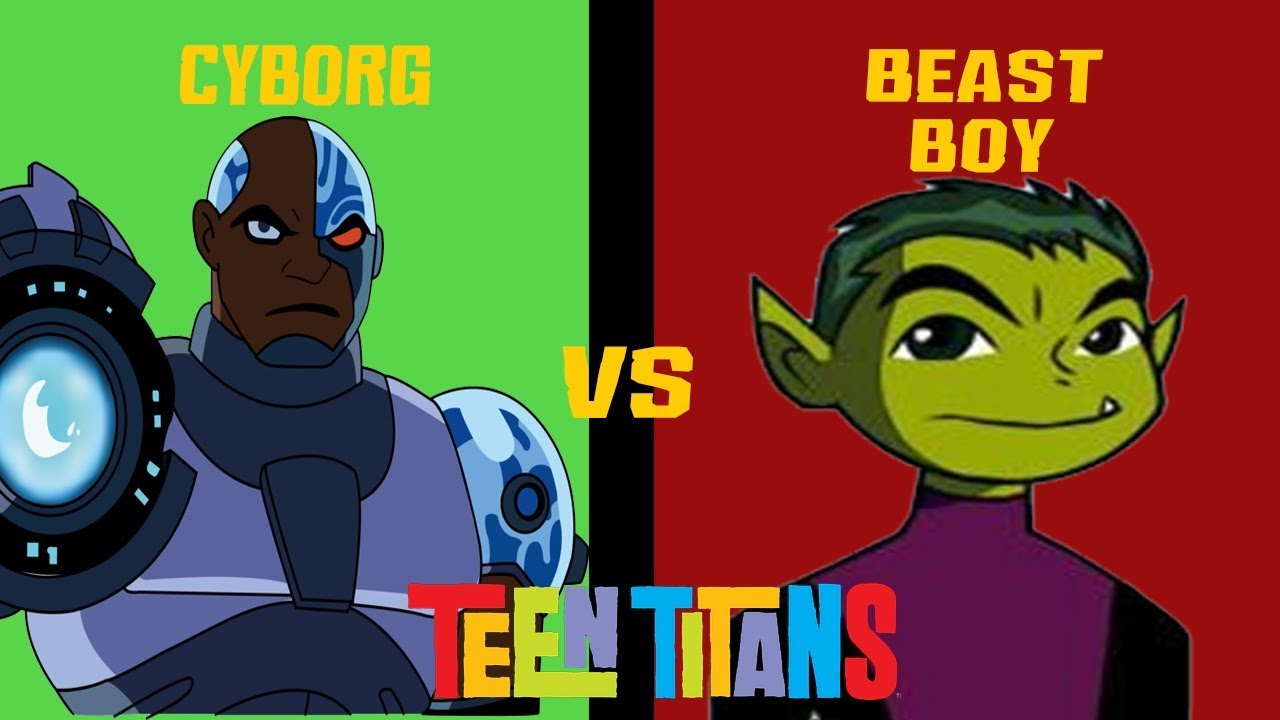 Let's Play: Teen Titans Master Of Games - (Cyborg VS Beast Boy) - YouTube