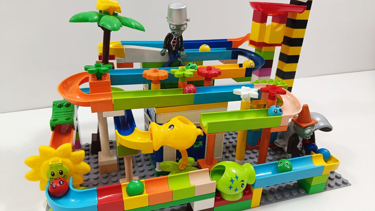 Plants vs Zombies Marble Run 🌻🧟‍♂️ Epic Battle of Colors! - YouTube