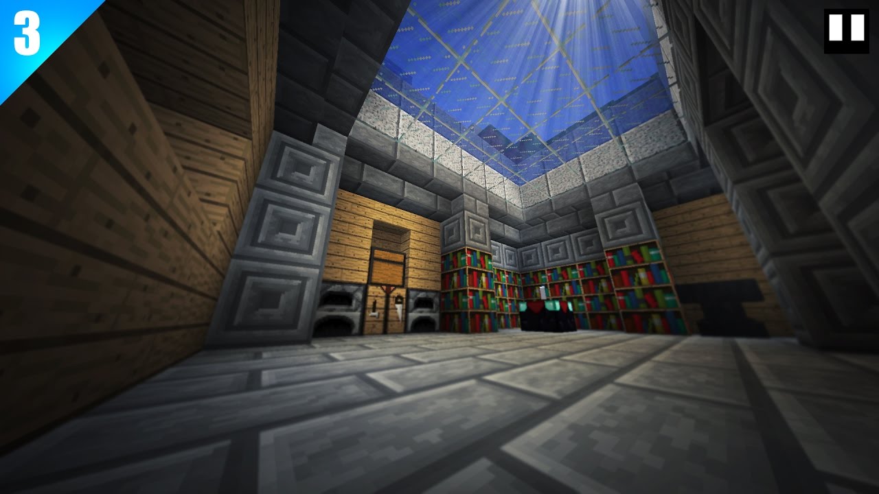 Minecraft Survival 1.11 | Ep. 3 | The Submarine Enchantment Room - YouTube