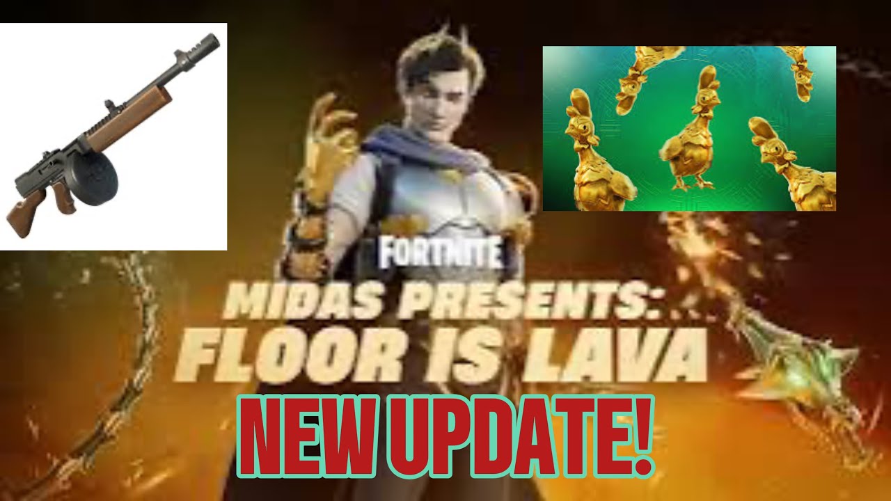 NEW FORTNITE UPDATE!!! MIDAS RETURNS + MORE! - YouTube
