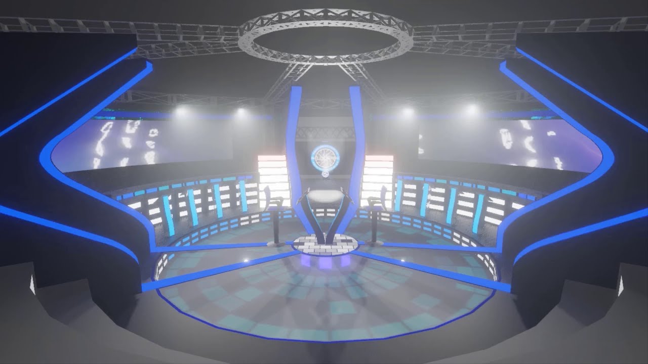 [V.3] Another 3D WWTBAM Studio with Fastest Finger First - YouTube