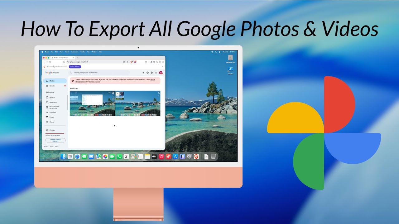 How To Export All Google Photos & Videos - YouTube