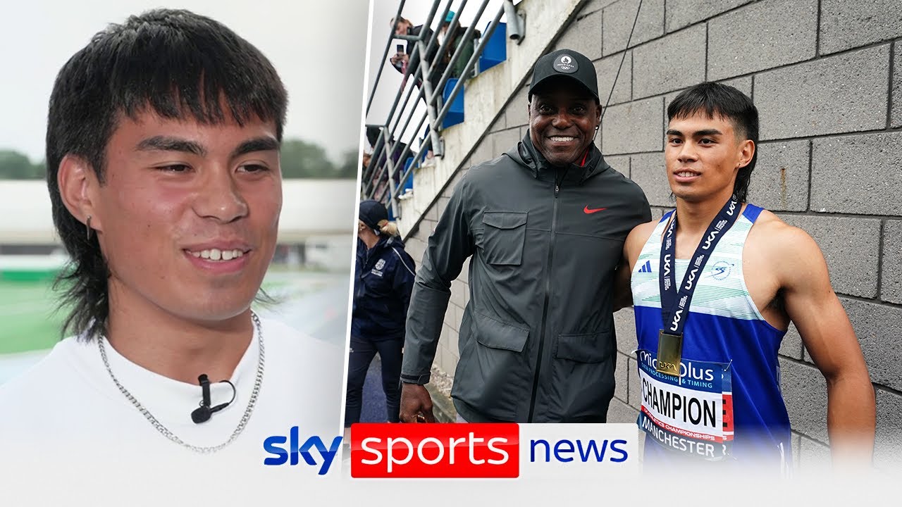'Stay relaxed' | Olympic sprinter Louie Hinchliffe reveals advice that ...