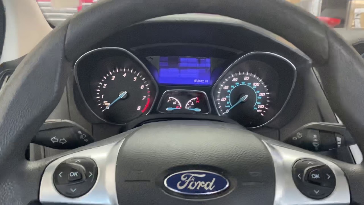 Ford Focus oil light reset - YouTube