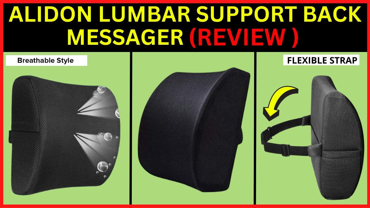 Best Lumber Back Support Cushion for Car, Office & Gaming Chair, Couch ...