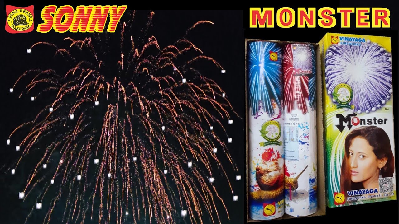SONY FIREWORKS 👑 MONSTER ⚡ Skyshot Testing 🌈 VINAYAGA FIREWORKS 💫 ...