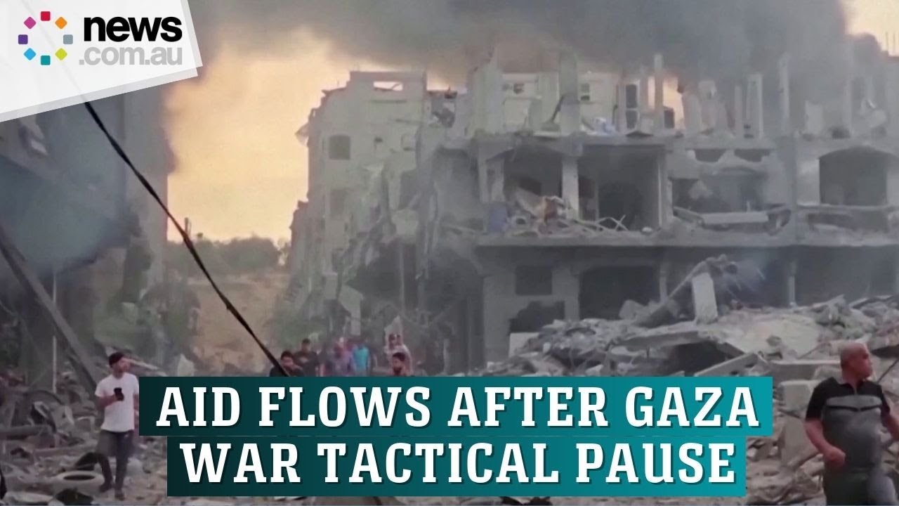Israel announces 'tactical pauses' in Gaza fighting - YouTube