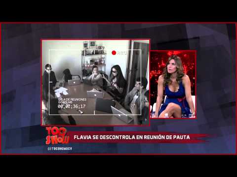 Flavia se descontrola en reunión de pauta