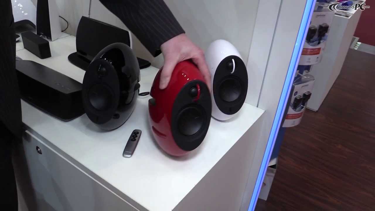 CeBIT 2014 Edifier Luna Eclipse, Prisma & On The Go Connect - YouTube