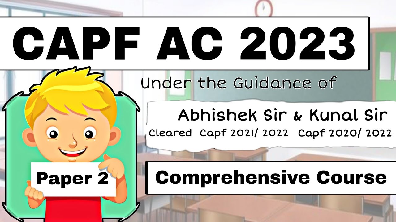 Capf AC Paper 2 Practice Program | Aarambh : The Beginning ...