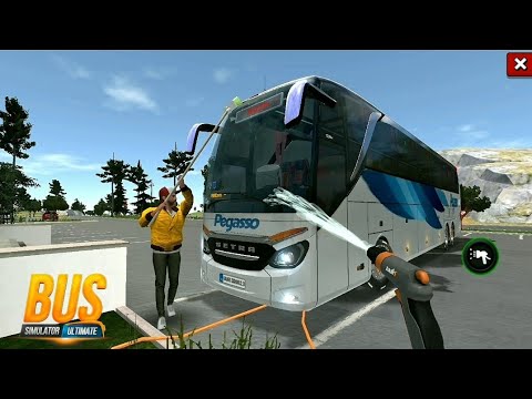 🚍🏞️What's Hidden at the Mountain Top Rest Area in Bus Simulator ...