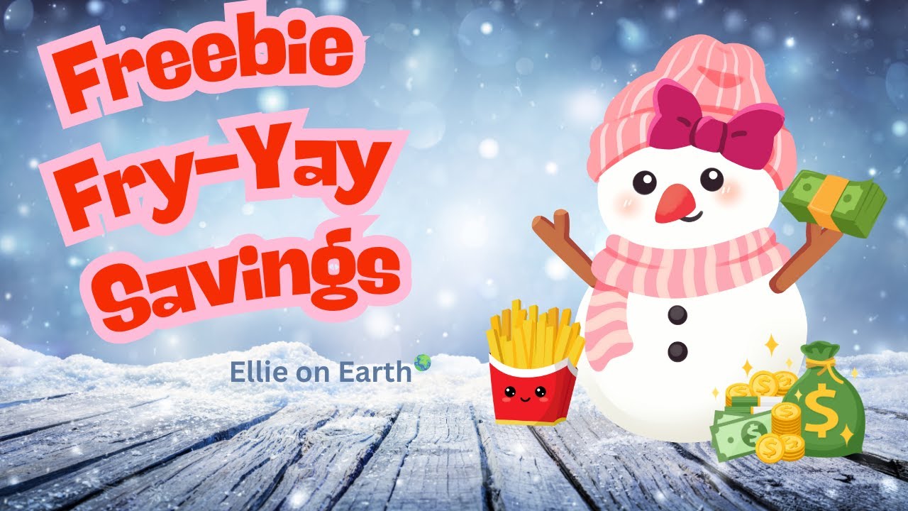 Fry-yay & Freebie Friday Saving Challenges - YouTube