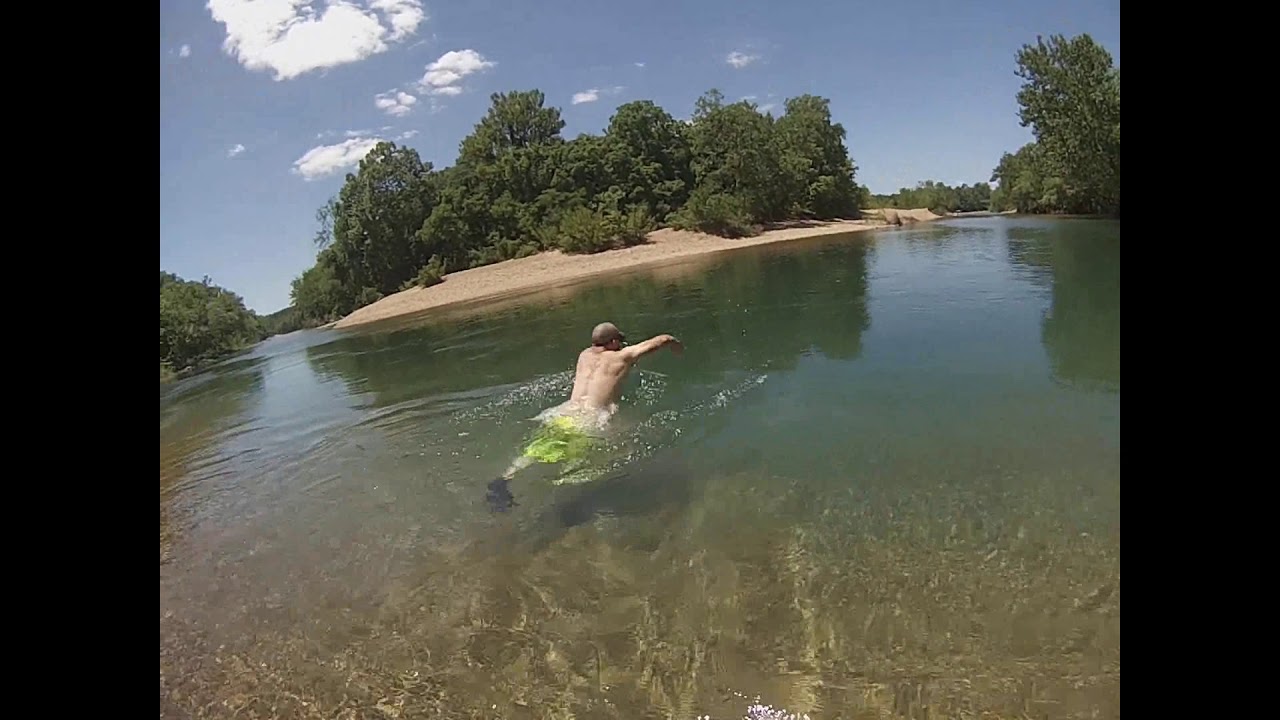 Swimming In The Black River In Lesterville Missouri Part 2 Youtube