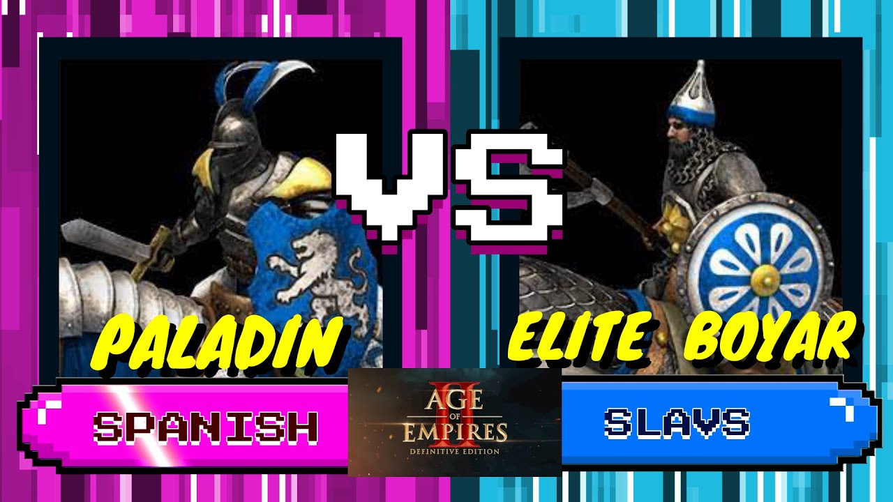 136 PALADIN vs 136 ELITE BOYAR | BATALLAS AGE OF EMPIRES 2: DEFINTIVE ...