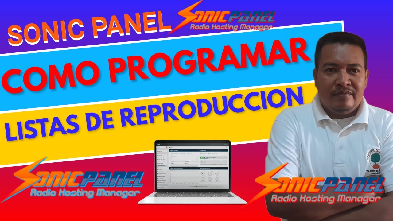 SonicPanel Como programar lista de reproducción - YouTube