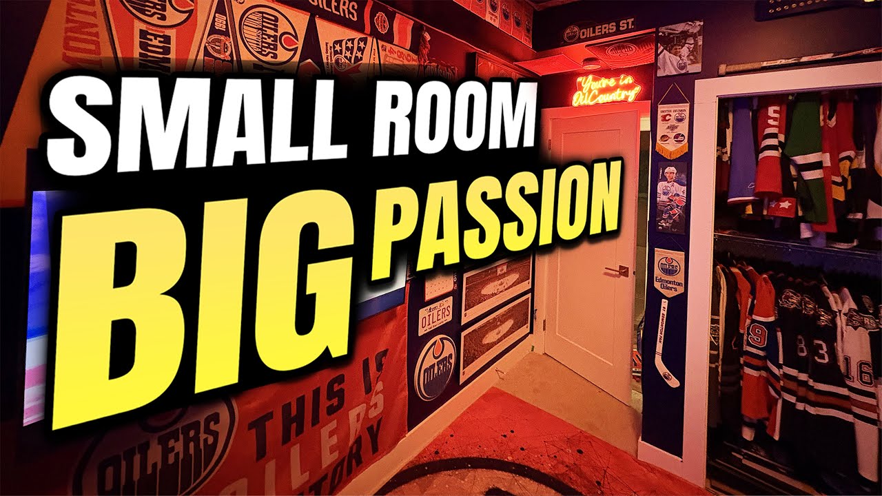 This Edmonton Oilers Fan Cave Is INSANE for Its Size! - YouTube