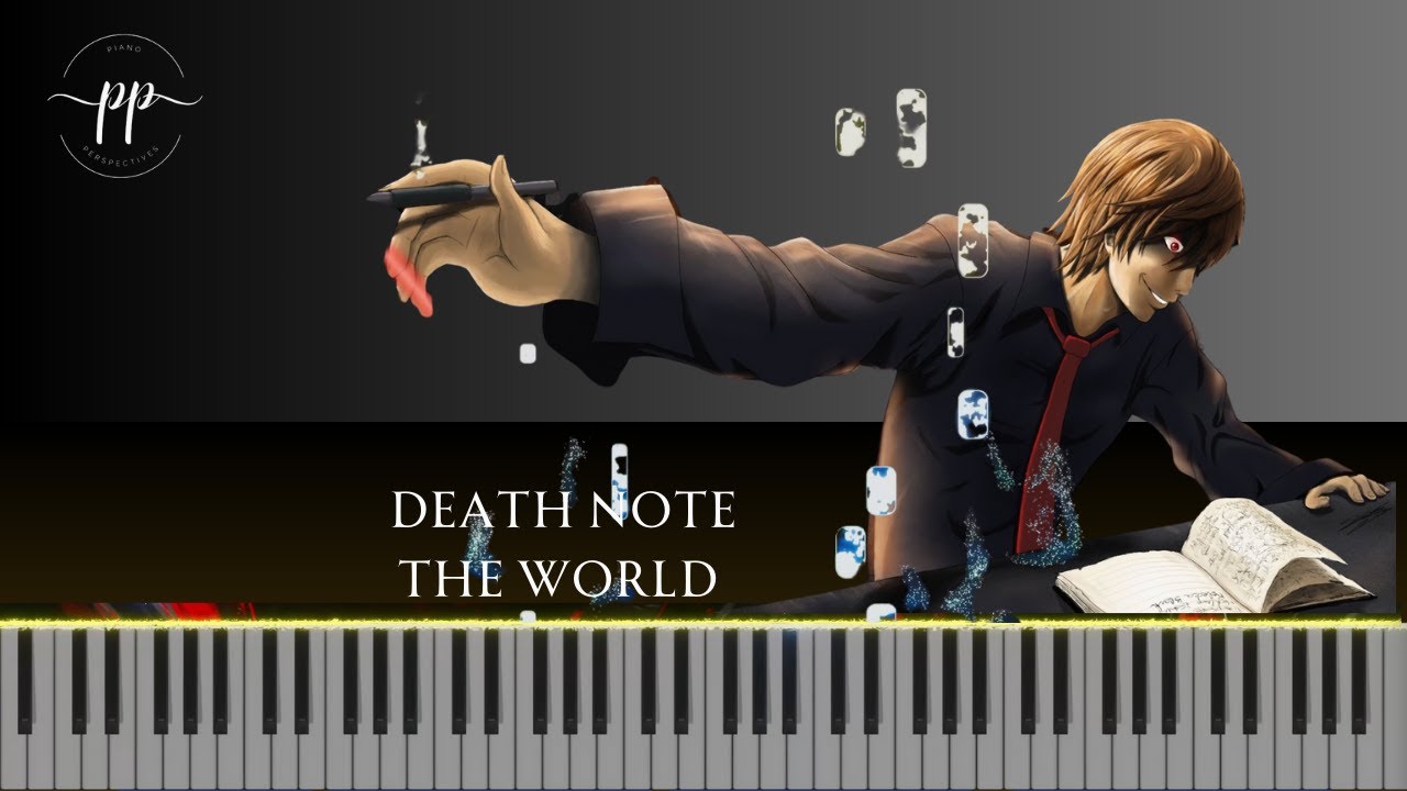 Death Note Opening The World Piano #anime #new - YouTube