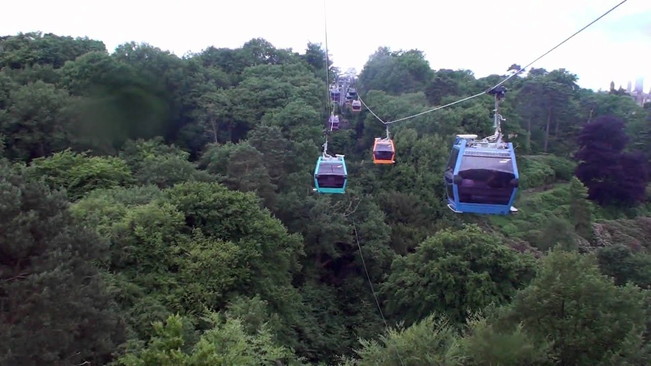 Skyride Alton Towers (POV) England UK - YouTube