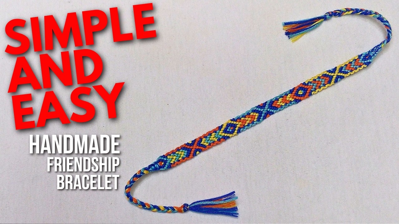 How To Finish Making DIY Friendship Bracelet - Aztec Chevron And ...
