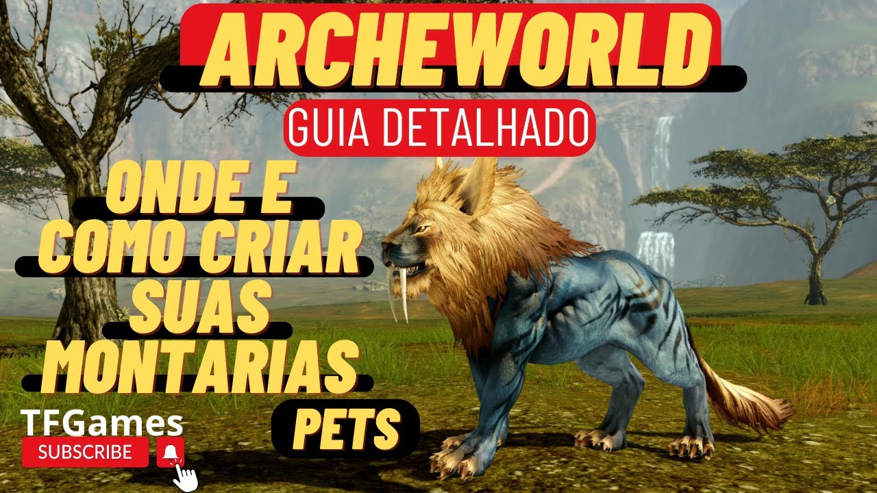 Como e onde criar suas montarias em Archeworld - YouTube