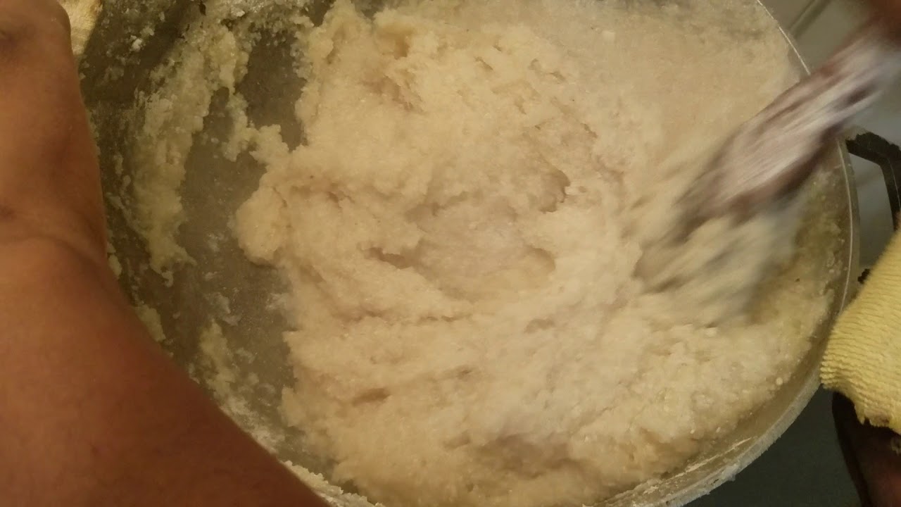 How to cook cassava Fufu - YouTube
