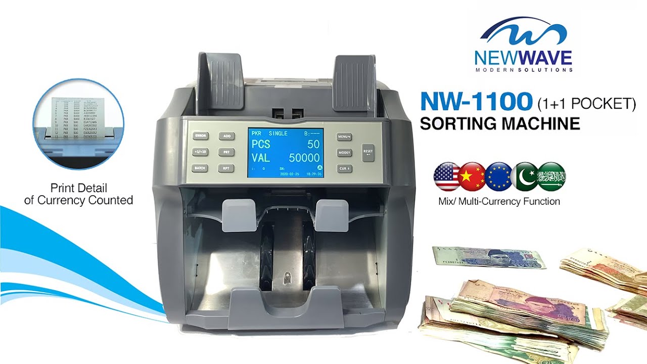 Currency Discriminator/ Fitness Sorting Counting Machine in Pakistan NW ...