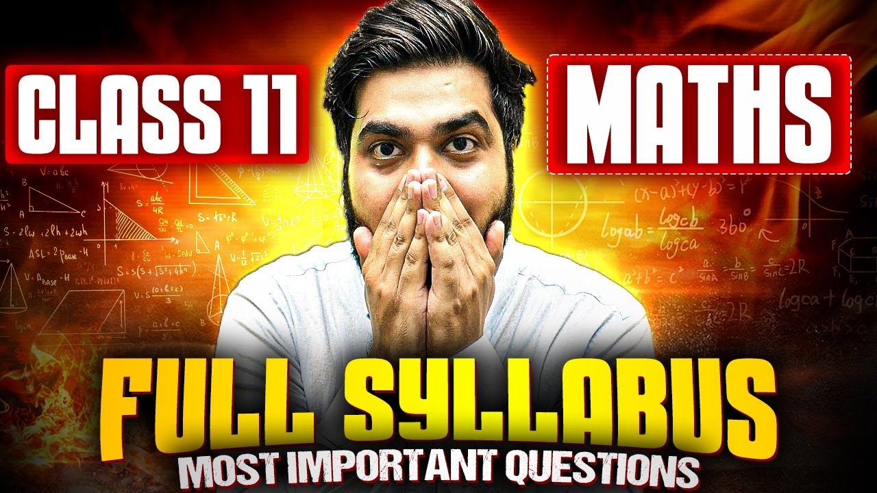 90% of the questions will come in Class 11 Maths Final Exam! 🎯| Must-Do Questions - YouTube