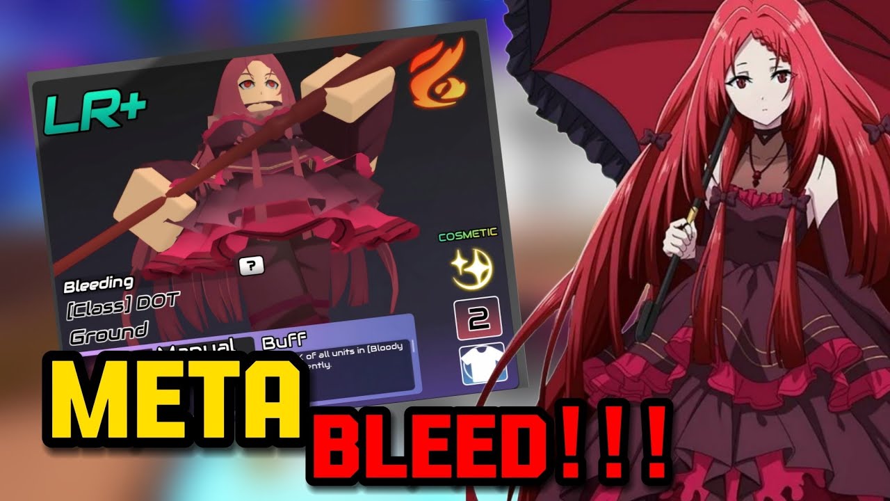 BLOOD QUEEN A MELHOR BLEEDING DO JOGO- ANIME WORLD TOWER DEFENSE. - YouTube
