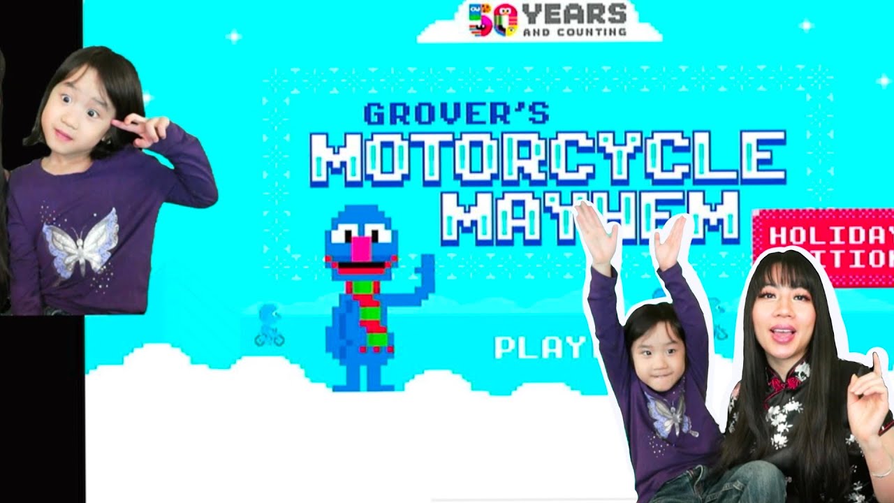 Sesame Street Grover's Motorcycle Mayhem | Play this fun game with your ...