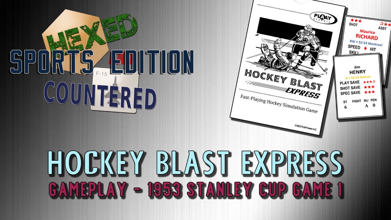Hockey Blast Express - Playthrough (Game 1 of 1953 Stanley Cup Finals ...