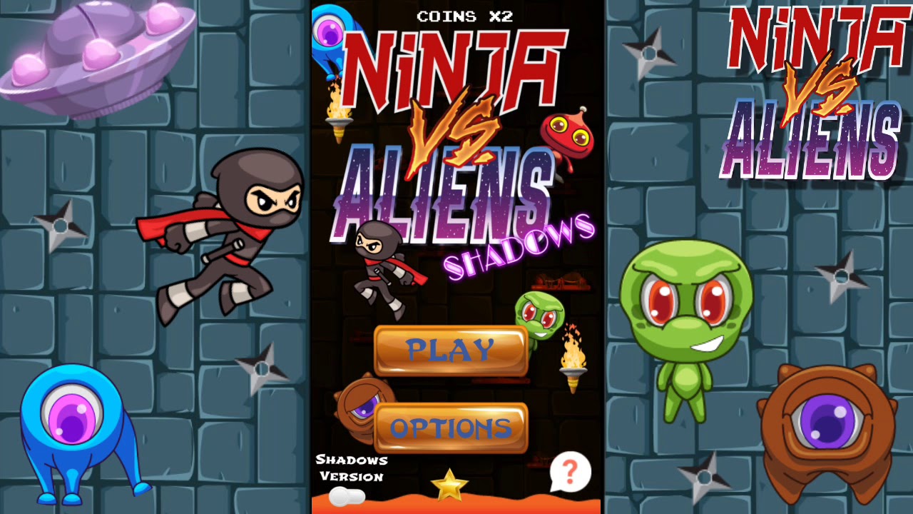 Ninja Vs Aliens - Gameplay - YouTube