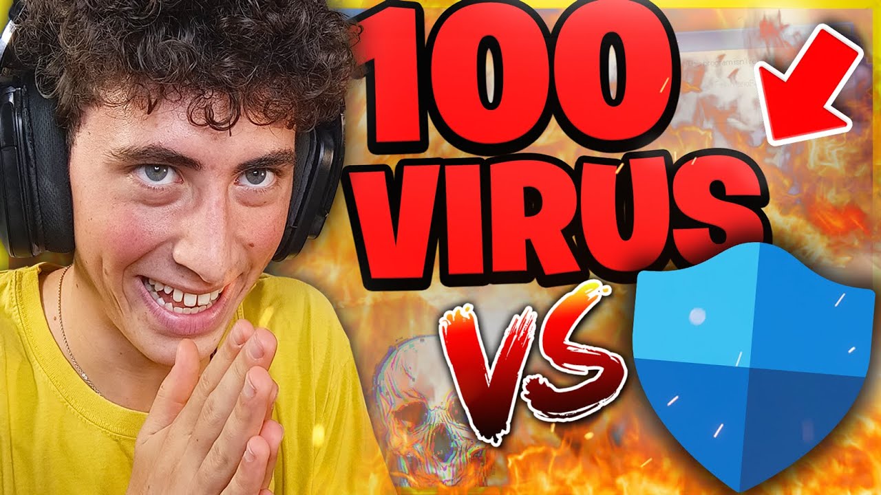 100 VIRUS VS ANTIVIRUS SUL MIO COMPUTER: COSA SUCCEDE?! *esploso* - YouTube