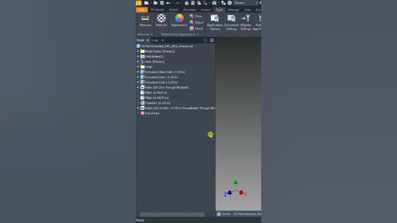 How to Show Dimensions & All Information in the Browser Tree in Inventor - YouTube