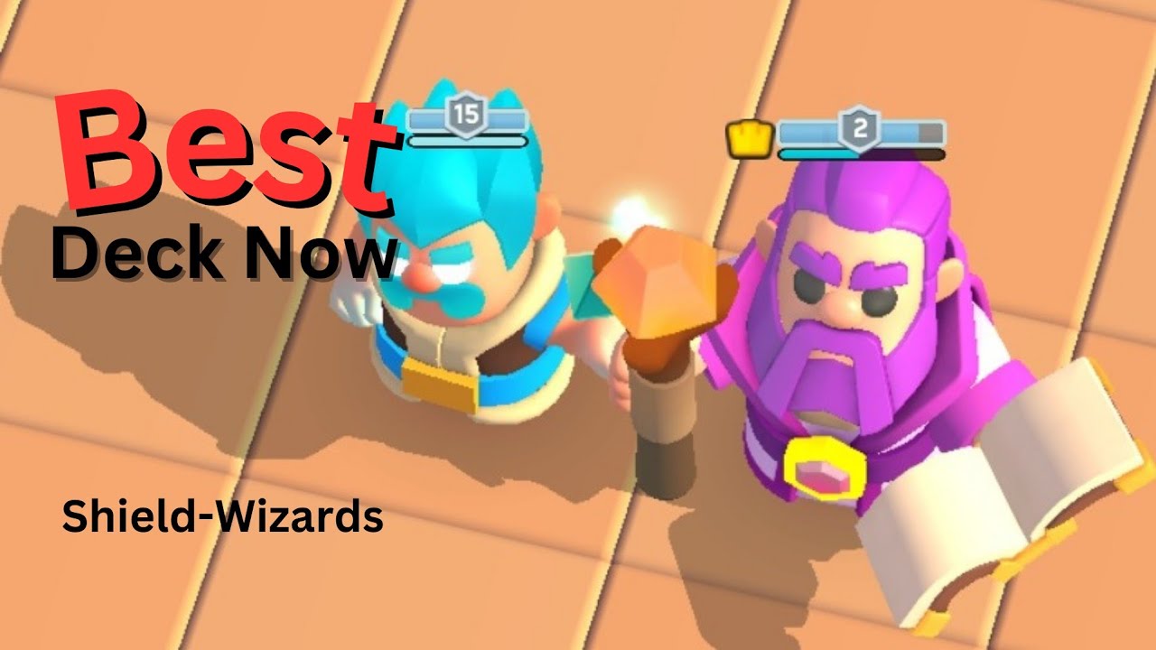 The New BEST Clash Mini Deck! Shield-Wizards. - YouTube