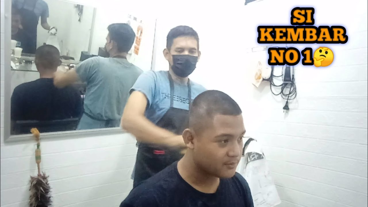 Sikembar Potong Rambut BUZZCUT Haircut Tutorial 🔥 - YouTube