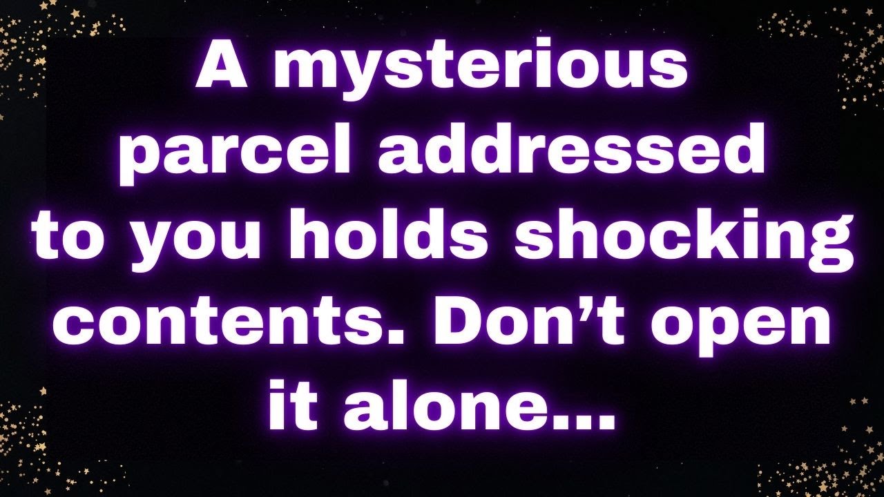 🎁 A mysterious parcel 📦 addressed to you holds shocking contents. Don’t ...