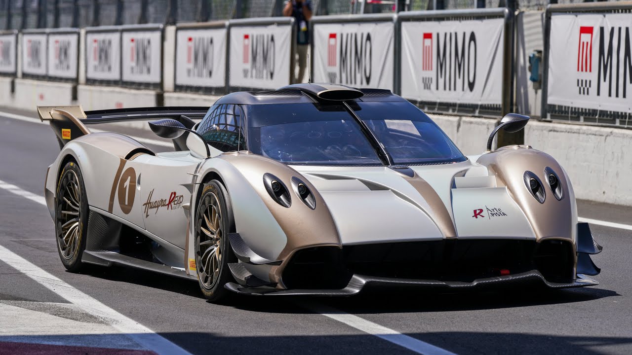 Pagani Huayra R Evo Roadster - CRAZY EXHAUST SOUND - Dynamic Debut ...