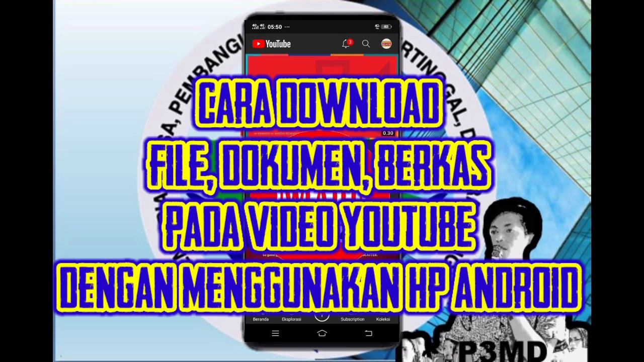 Cara Download File, Dokumen pada Video Youtube menggunakan HP - YouTube