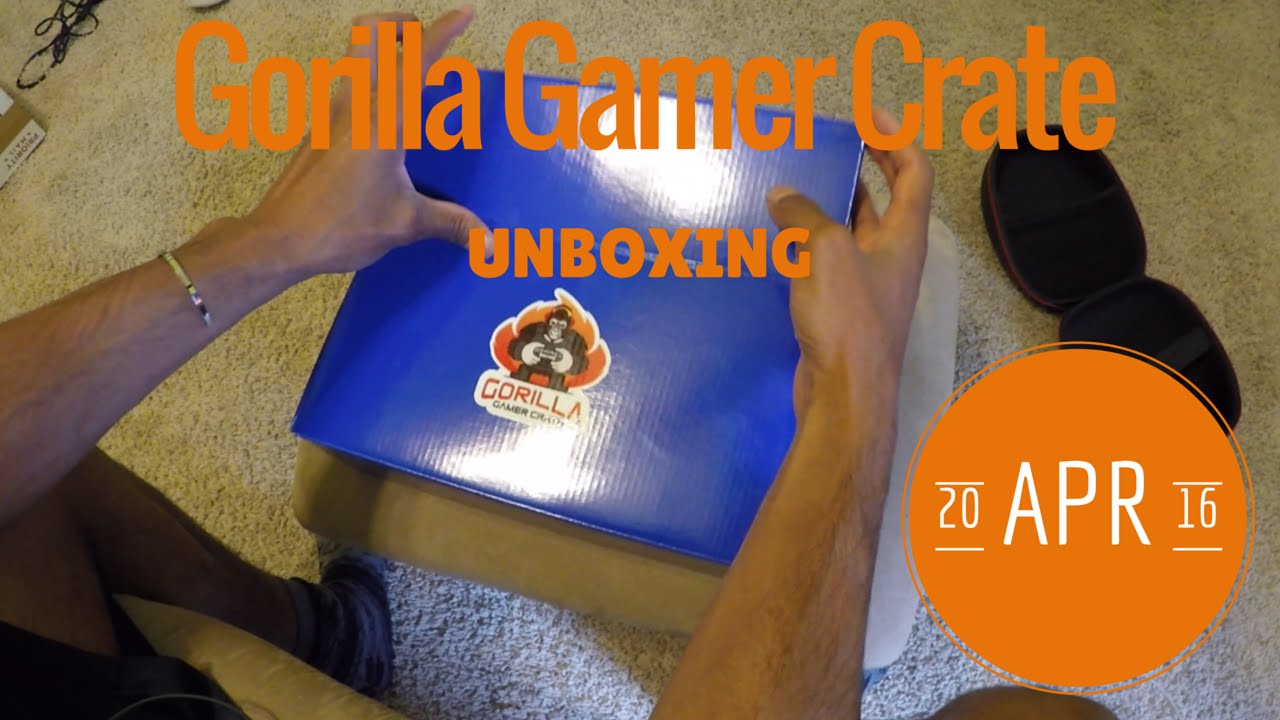 Gorilla Gamer Crate - April 2016 Xbox One Unboxing (Walking Dead ...