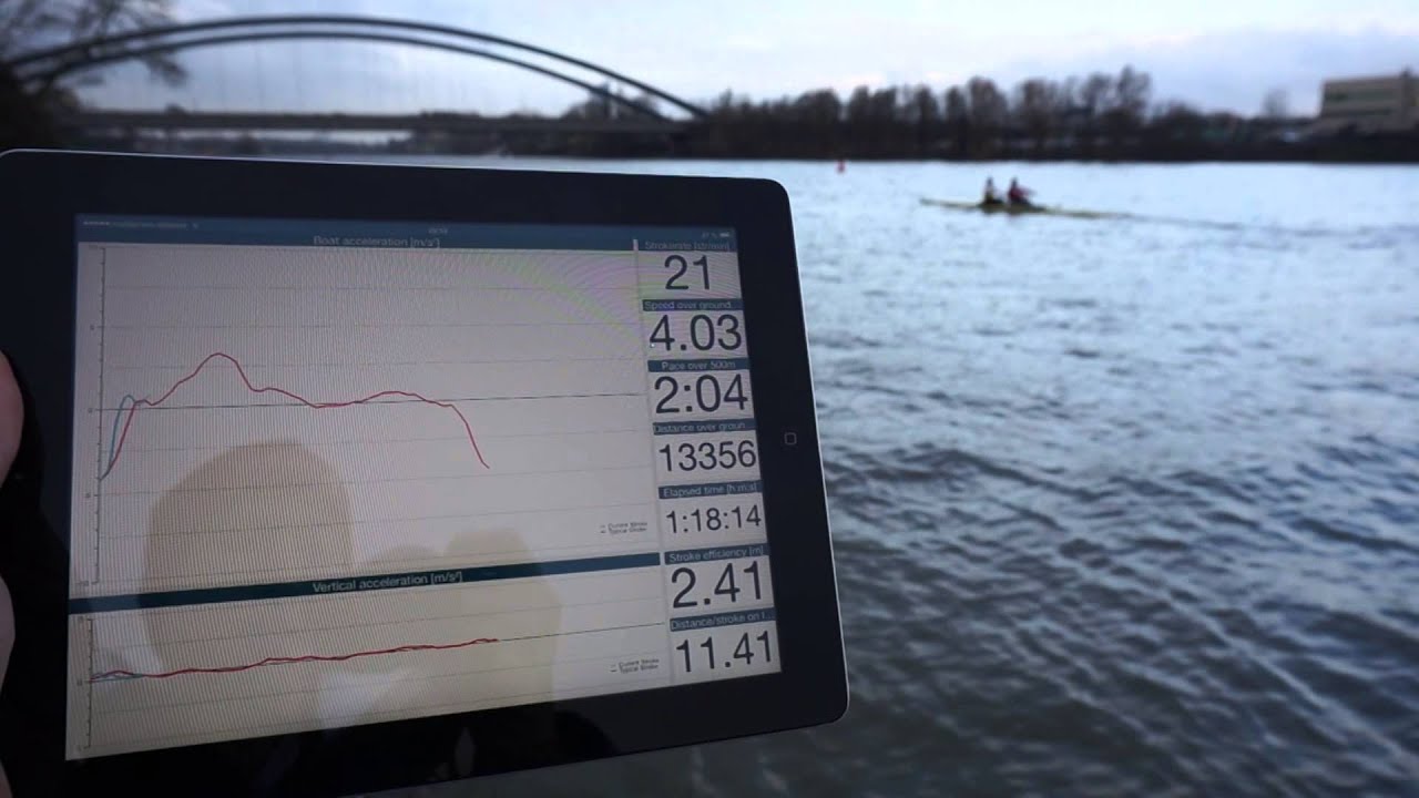 Realtime Rowing Telemetry - Rowing in Motion Sensorbox in Action - YouTube