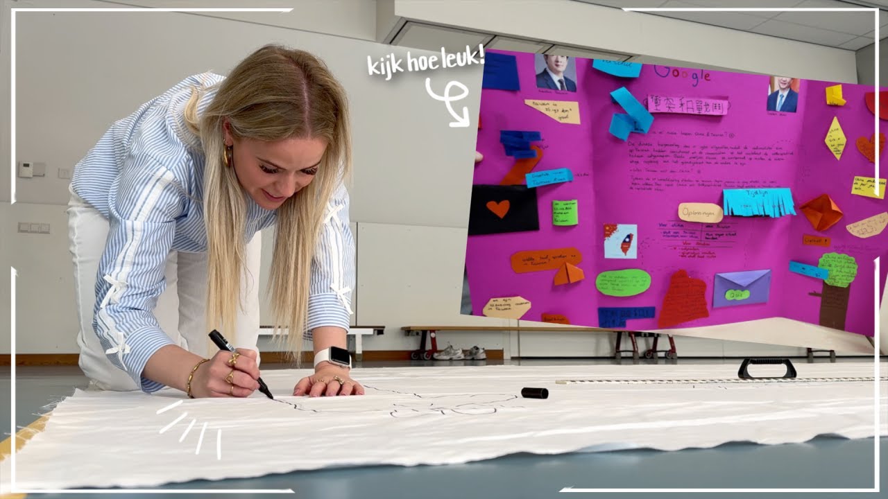 In dagje in mijn groep 8 & leuk lesidee 🎨 | Janette - YouTube
