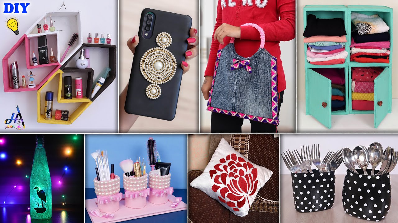 Smart Girls DIY... Reuse & Recycling Waste Things - YouTube