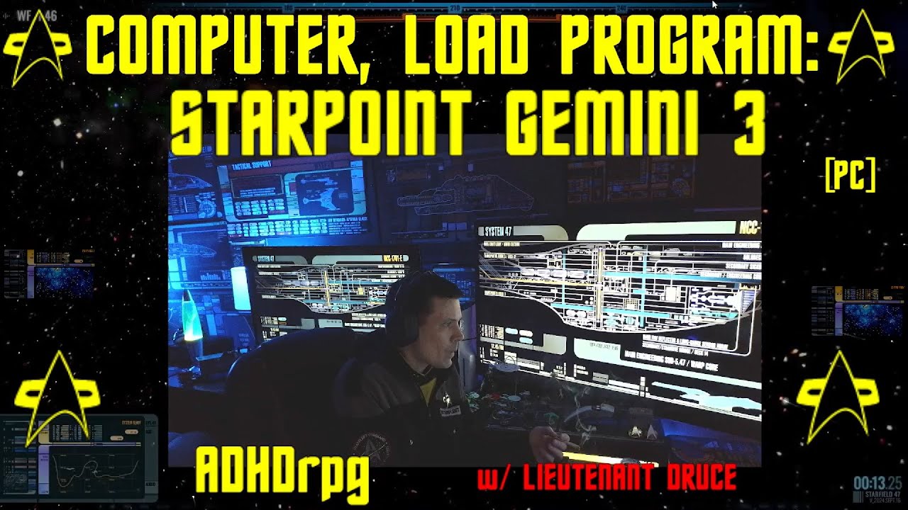 WELCOME TO HOLODECK ONE =/\= COMPUTER LOAD PROGRAM: STARPOINT GEMINI 3 [PC] ADHDrpg =/\= - YouTube
