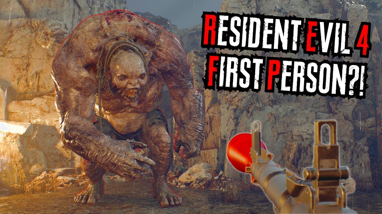 I Played RE4 Remake... in First Person?? - YouTube