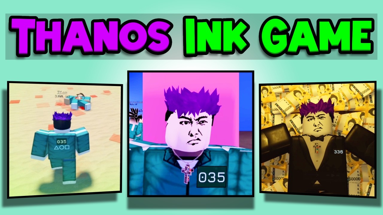 Beating Ink Games BUT As THANOS... - YouTube