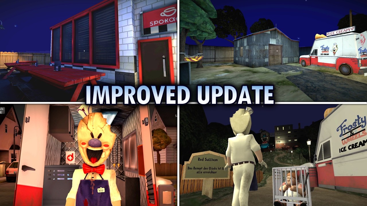 Ice Scream 1 New Improved Update! (Full Gameplay) - YouTube