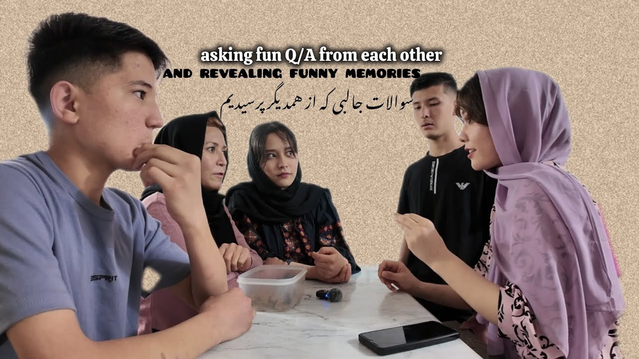 asking fun Q/A from each other | سوالات جالبی که از همدیگر پرسیدیم | Chaar Sheen | Vlog 14 - YouTube
