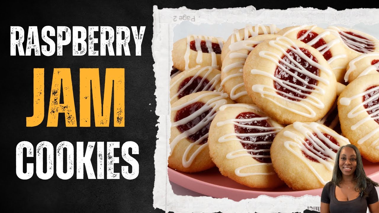 Delicious Raspberry Jam Cookies Recipe | Easy Homemade Treats - YouTube