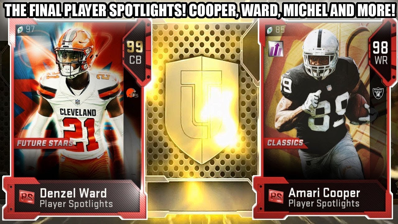 THE FINAL SPOTLIGHT PLAYERS! AMARI COOPER, WARD, MICHEL AND MORE ...