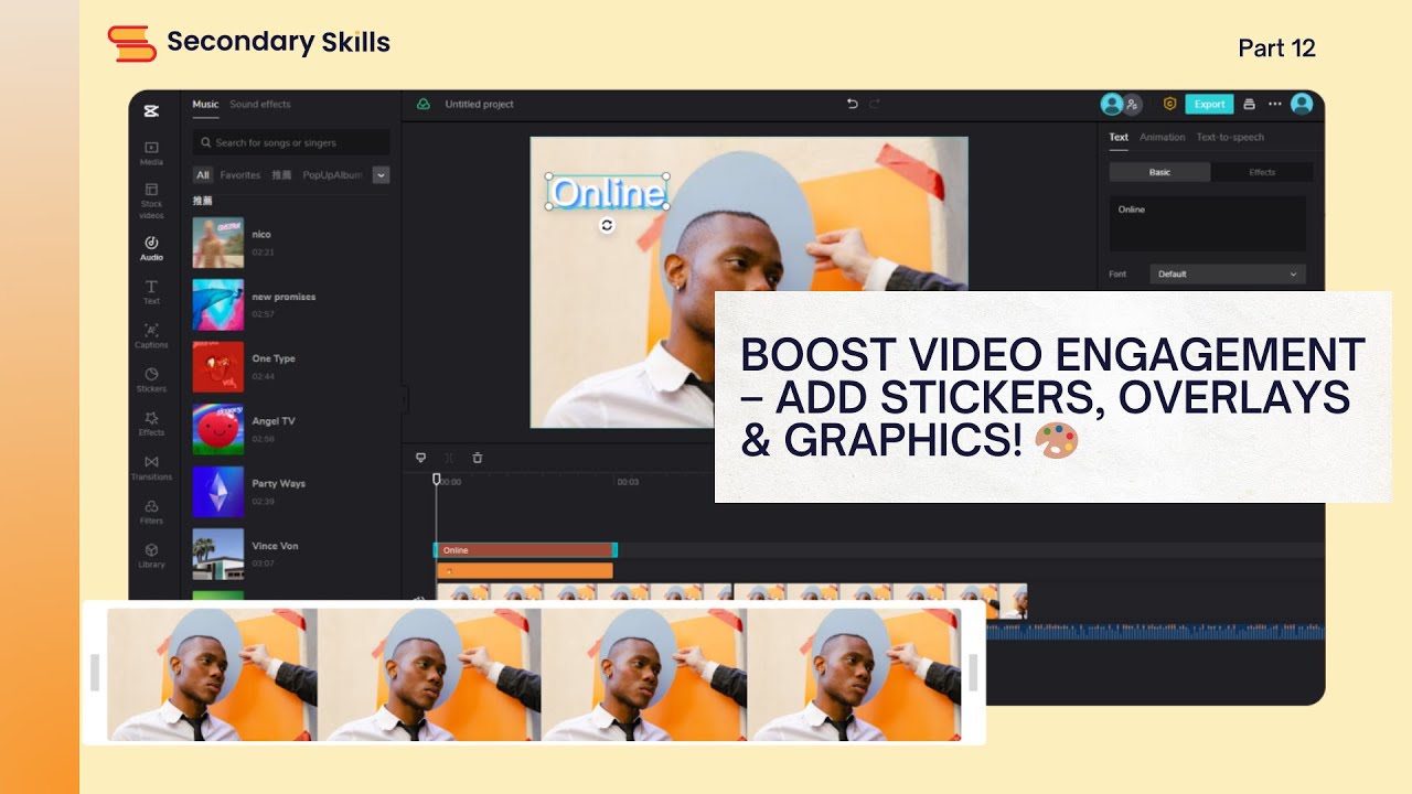 Boost Video Engagement – Add Stickers, Overlays & Graphics! 🎨 | Lesson ...